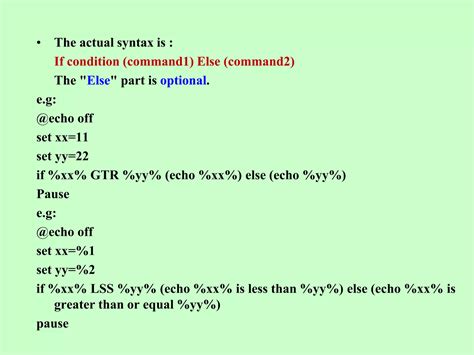 Introduction To Command Line And Batch Files Pptx