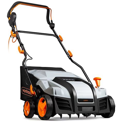 Vonhaus Lawn Scarifier Aerator And Grass Rake Electric 1800w Dethatch