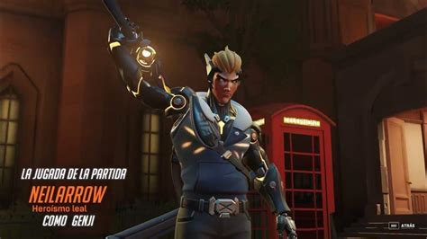 Genji Potg Skin Genos Overwatch 2 X One Punch Man Neilarrow Youtube