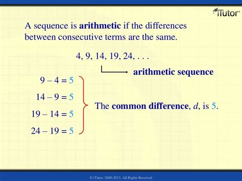 Arithmetic Sequence And Series