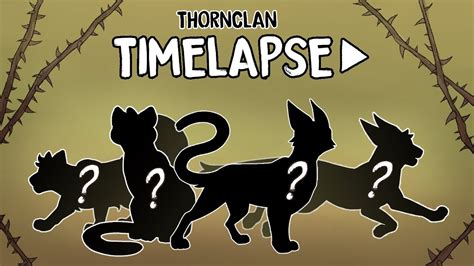 Clan Generator Challenge Warrior Cats Design Timelapse Youtube