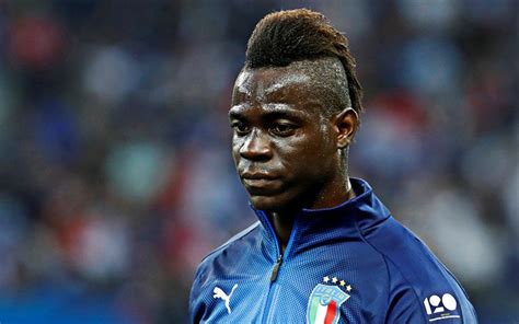 Download Wallpapers Mario Balotelli Portrait Face Italian Footballer