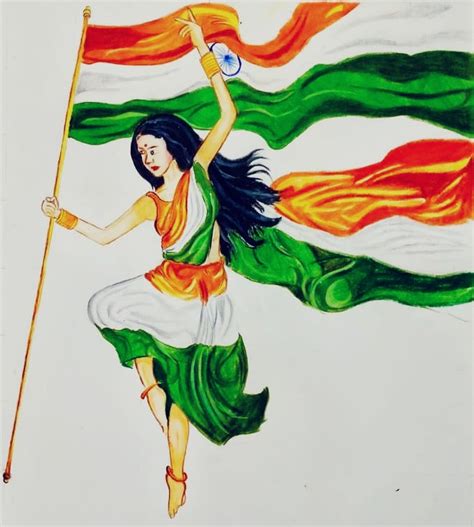 Republic Day Drawings easy January Drawings गणततर दवस पर डरइग बनन क तरक