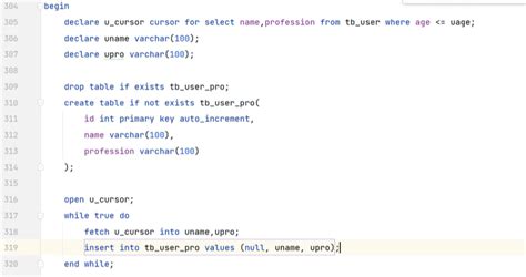 20240908204459 Mysql 存储过程 游标 Csdn博客