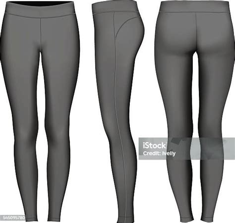 여성 전체 길이 스타킹 레깅스에 대한 스톡 벡터 아트 및 기타 이미지 레깅스 팬티 스타킹 스포츠 Istock