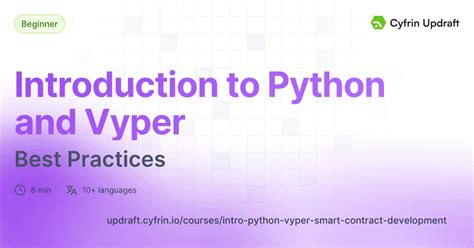 Video Favorites Best Practices Introduction To Python And Vyper