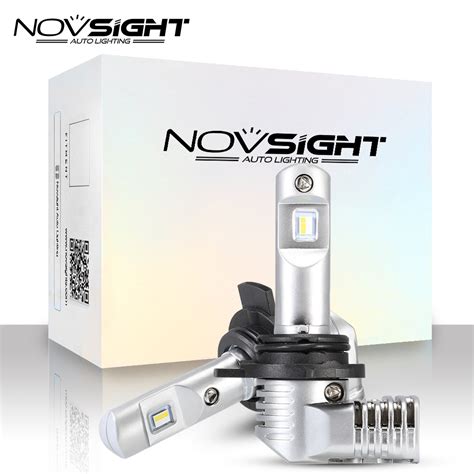 NOVSIGHT 9012 HIR2 LED Headlight Bulbs Kit 50W 10000LM Headlamp High