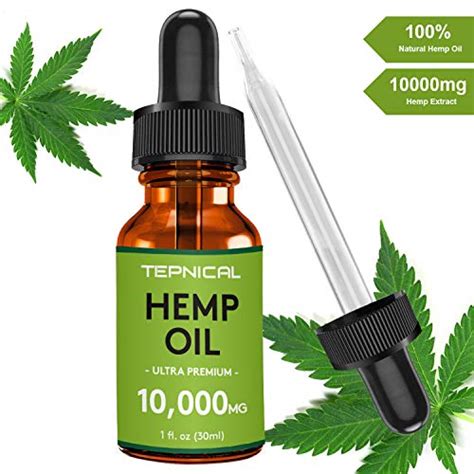 Hemp Oil Extract For Pain And Stress Relief 10000mg Of Organic Hemp
