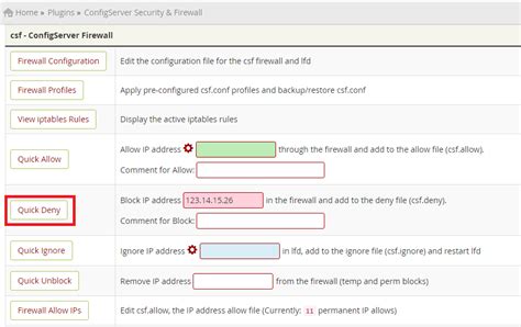 How To Block Unblock Ip Address In Csf Firewall Jaipur Hosting Blog