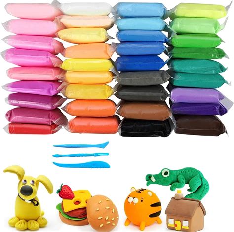 Pate A Modeler Pâte À Modeler Multicolore Pâte Autodurcissante