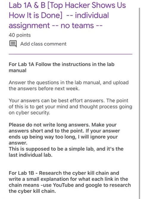 Solved Cisco Cyberops Lab Understanding The Cyber Kill Chegg Com