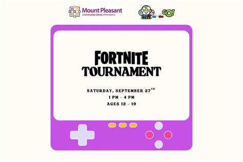 Fortnite Tournament With One Up Games Community Libraries Of Providence