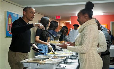 Barack Obama Pardons Turkey Serves Food To Homeless This Thanksgiving