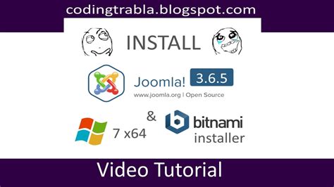 install joomla 3 6 5 on windows 7 localhost via bitnami installer byao