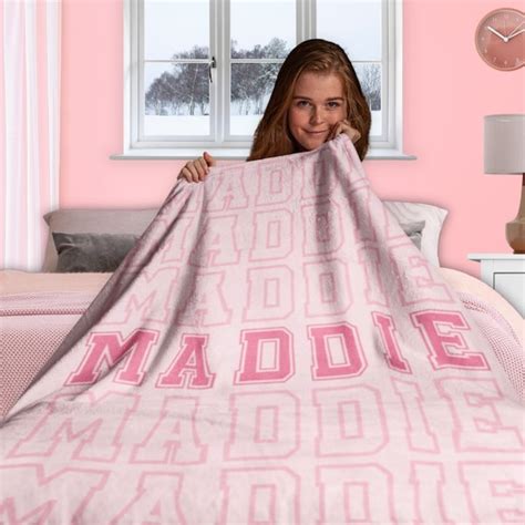 Personalized Blanket Preppy Etsy