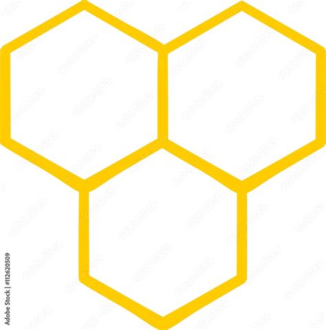 Bee Hive Pattern Stock Vector Adobe Stock