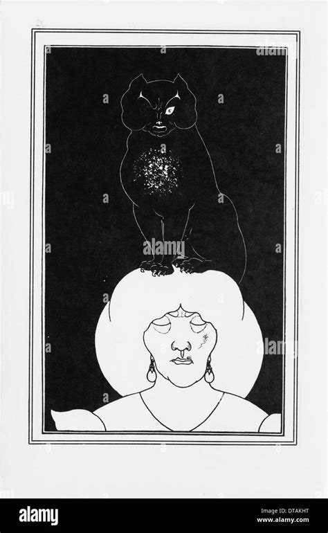 Illustration For The Story The Black Cat By Edgar Allan Poe 1894 1895