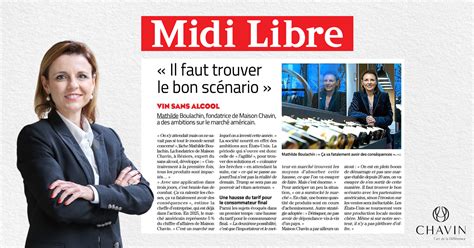 In The Press This Morning Maison Chavin And The Challenges Of