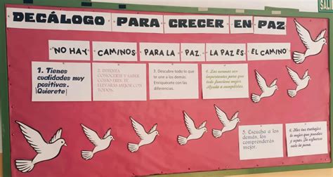LA BIBLIOTECA DE MI COLE SE ACERCA EL DÍA DE LA PAZ
