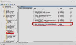 Solved Gpo To Prevent Users From Exporting To Pst Up Running Inc