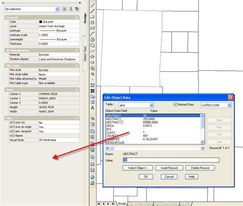 Object Data In Properties Palette Autodesk Community