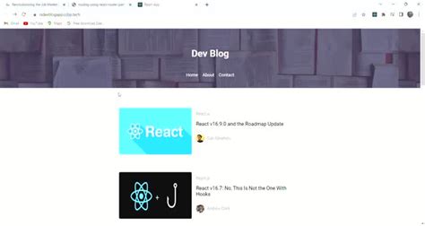 Rajashekar Manda On Linkedin React Js Devblog Web Application Link