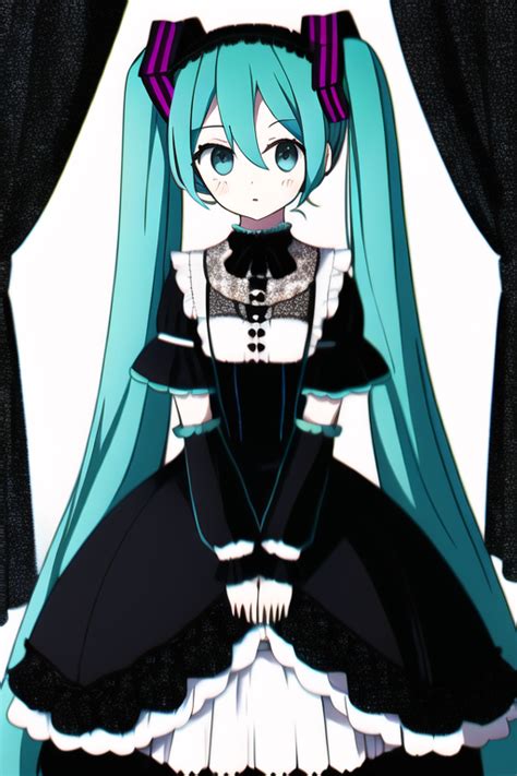 Ghotic Loli Hatsune Miku R NovelAi