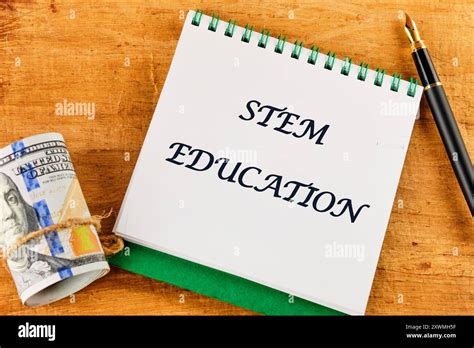 Stem Education Science Technology Engineering Mathematics Stem Education Words On A Blank