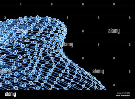 Abstract Grid Background Made Of Spheres And Connecting Lines Stock