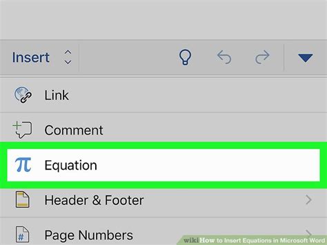 5 Ways To Insert Equations In Microsoft Word Wikihow
