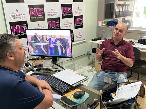 Paulo Passos Visita A Redação Da Ng Revista E Apresenta Iniciativa Do Encontro Da Paz Por Um