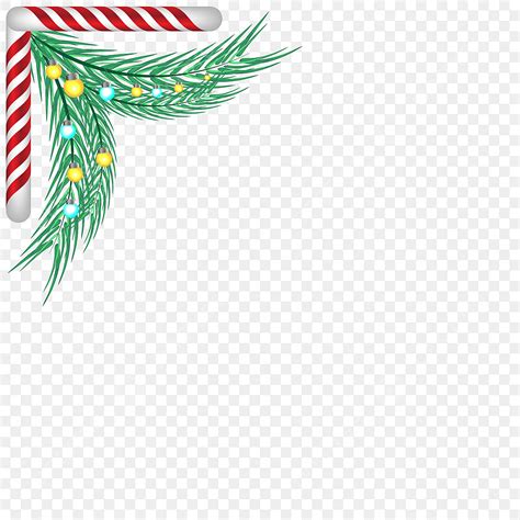 Christmas Pine Branches Vector Hd Images Christmas Corner With Pine