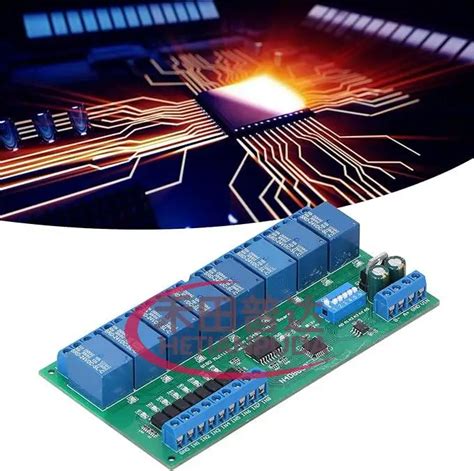 Rs485 Relay 24v N4d8b08 Relay Module Board 8 Input 8 Output Din35 Rail Box Shell Plc Expansion