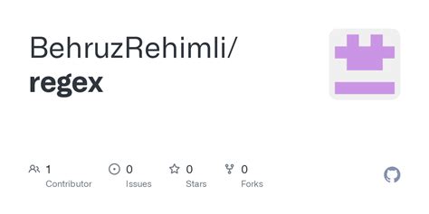 GitHub BehruzRehimli Regex