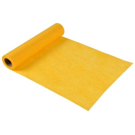 Chemin de Table Jetable Intissé cmx m Moutarde