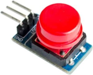 Xcluma Big Key Push Button Light Touch Switch Module With Hat High Level Output Electronic