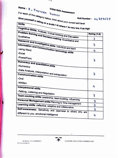 Praveen Kumar R 24bpa027 Ascm Assesment Pdf Cognition Cognitive Science