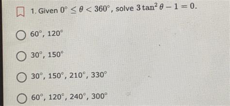 Answered 1 Given 0°