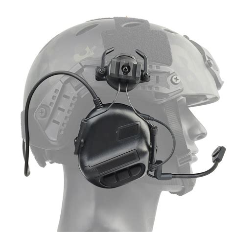 Headset Audífonos Para Casco Táctico Con Micrófono