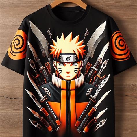 Premium Psd Anime T Shirt Design