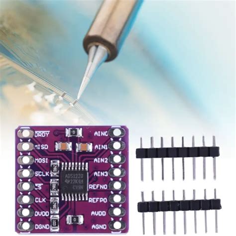 ads1220 adc i2c low power 24 bit ultra low noise analog to digital converter 19 17 picclick ca