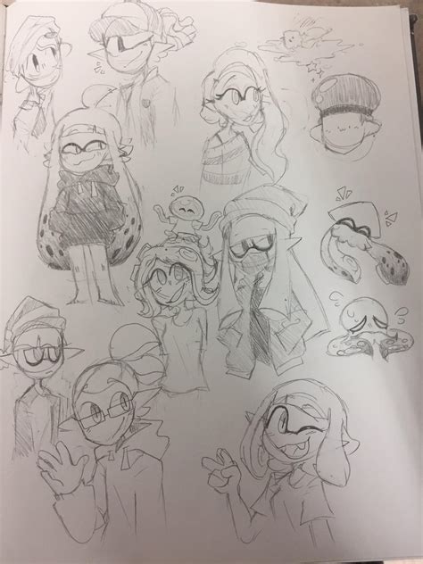 Splatoon Doodles By Kipnchips On Deviantart