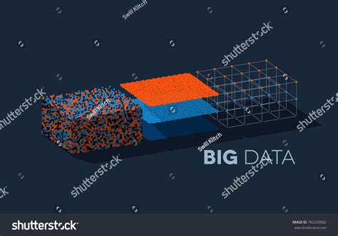 big data illustration structuring map reduce stock vector royalty free