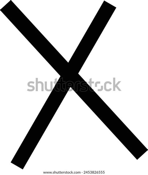 Multiplication Sum Eps Design Cross Stock Vector Royalty Free 2453826555 Shutterstock