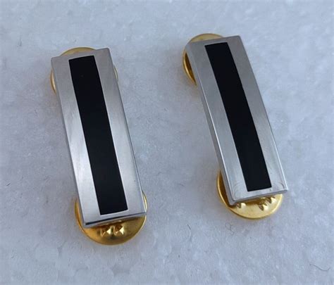 Reproduction Pair U S Army Chief Warrant Officer 5 Cw5 Brite Pin On