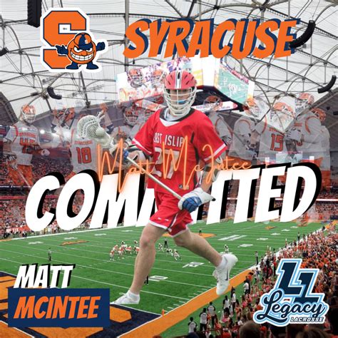 Matt Mcintee Legacy Lacrosse