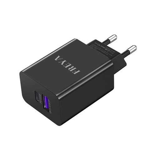 Incarcator Rapid Priza Retea YZ27 BLK Freya Fast Charge 20W PD QC3