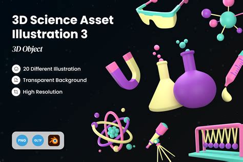Premium Science 3d Illustration Pack From Science And Technology 3d Illustrations