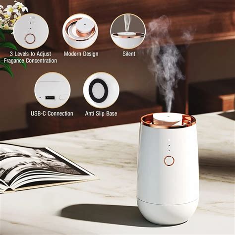 Plastic Cylindrical 3 Mist Wireless Waterless Essential Oil Diffuser White At ₹ 2700 Piece In