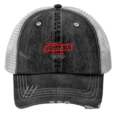 Impractical Jokers Warning Print Trucker Hats Sold By Wide Pituitary